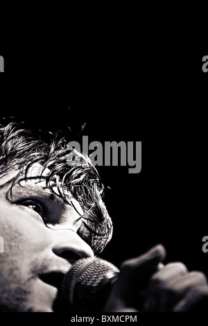 Indie Rock Band Ra Ra Riot performing live in concert Stock Photo - Alamy