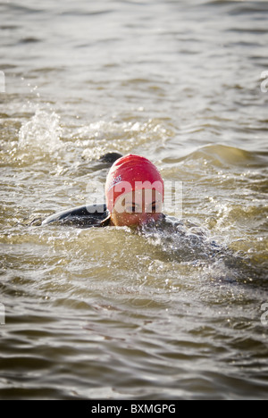 hardened swimmers take to a sub zero sea on Christmas Day on Brighton ...