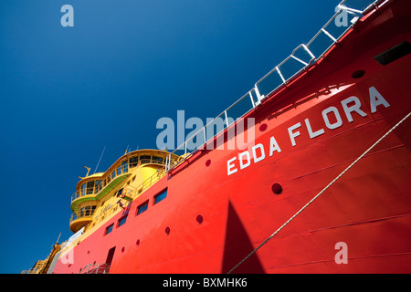The offshore vessel Edda Flora Stock Photo - Alamy