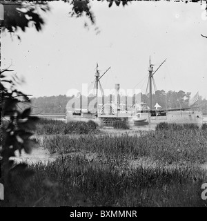 Gunboat "Mendota", Deep Bottom, James River, Va., Civil War Photographs ...