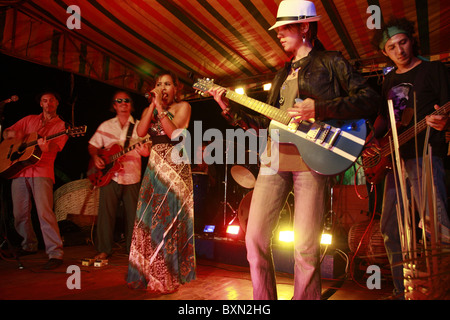The Cambodian Space Project perform in Kampot, Cambodia Stock Photo - Alamy