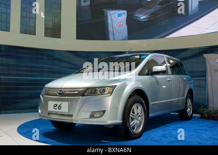 Electric car BYD e6 all electric crossover 5-door hatchback car made by ...