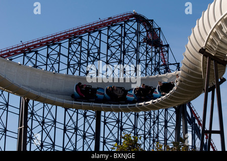 The Avalanche and Pepsi Max Big One roller coasters at Blackpool ...