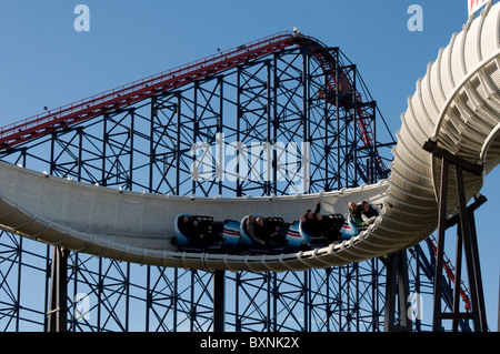 The Avalanche and Pepsi Max Big One roller coasters at Blackpool Stock ...