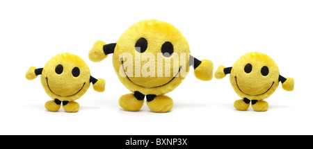 Smiley Soft Toys Stock Photo - Alamy