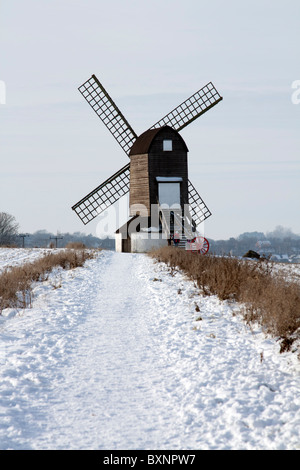 Pitstone Windmill, Ivinghoe, Buckinghamshire, England. This old post ...