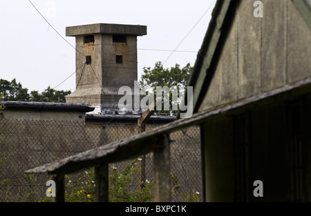 Exterior of Civil Defence Nuclear Bunker built in 1950s at Ullenwood ...