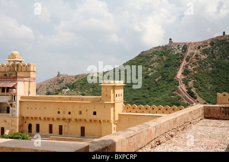 View of Jaleb Chowk courtyard, Amber Fort, Jaipur, India Stock Photo ...