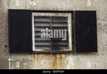 The ventilation system in a concrete bunker Stock Photo - Alamy