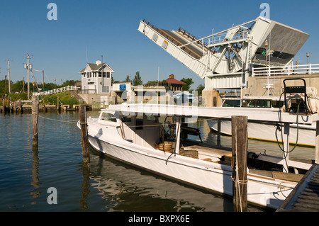 Knapps Narrows Drawbridge, the busiest drawbridge in the United States ...