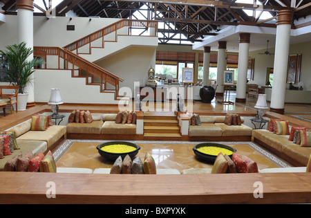 Hotel reception India, Kerala Stock Photo - Alamy