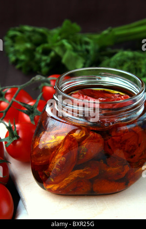 Italian sun dried tomatoes Stock Photo - Alamy