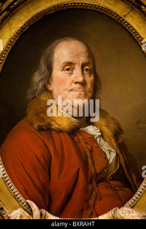 Benjamin Franklin Portrait Painting Ben Franklin portrait painting by ...