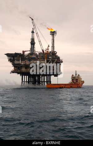 forties delta oil rig Stock Photo - Alamy