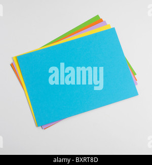 Coloured Paper sheets Stock Photo - Alamy