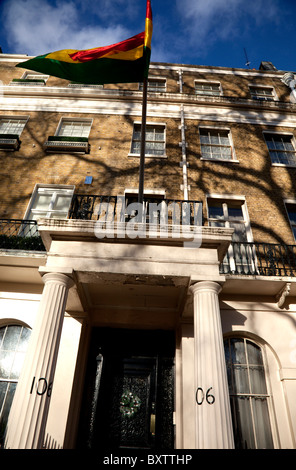 Bolivian Embassy, Eaton Square, London Stock Photo - Alamy