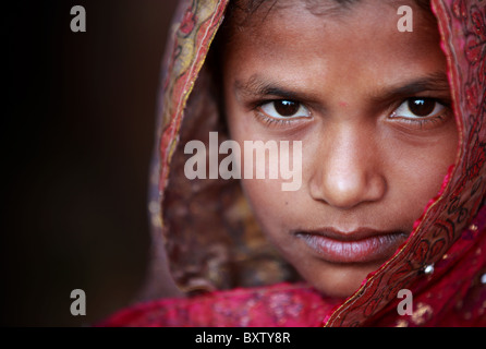 Beautiful girls Andhra Pradesh South India Stock Photo - Alamy