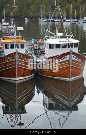Tobermory harbour and waterfront at dawn - Tobermory, Isle of Mull ...
