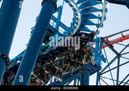 The In-Fusion and Pepsi Max Big One roller coasters at Blackpool ...