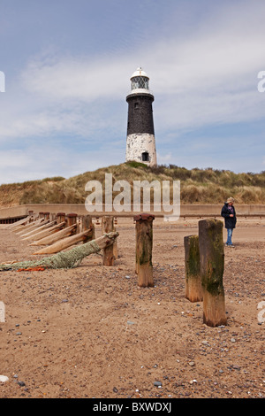 Portrait photo of Spurn Point, showing the Humber lifeboat and mooring ...