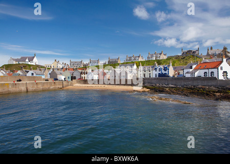 FINDOCHTY A TRADITIONAL OLD FISHING HARBOUR OF NORTH EAST SCOTLAND WITH ...