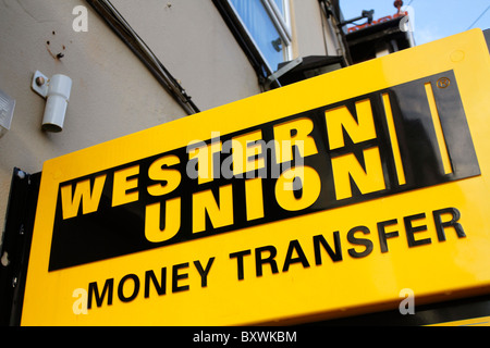 Western Union sign Stock Photo - Alamy