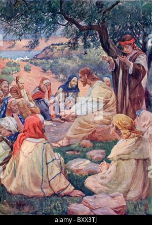 Sermon on the Mount. Our Lord Jesus preached the eight Beatitudes ...