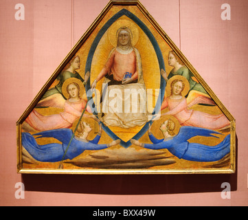 This altarpiece by Italian artist Bernardo Daddi, titled 'Madonna and ...