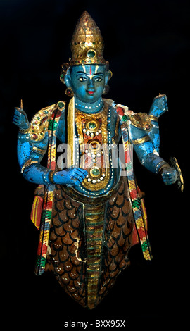 Matsya, the fish incarnation of the Hindu god Vishnu, rescued the ...