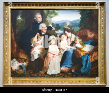 Portrait of The Copley Family by John Singleton Copley (1738-1815 Stock ...