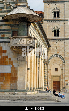 Prato, Tuscany, Italy. Cattedrale Santo Stefano (St Stephen's Cathedral ...