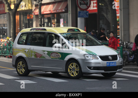 A taxi in Shanghai, China, Asia Stock Photo - Alamy