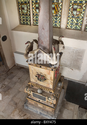 Bisham Margaret Lady Hoby monument with swans Stock Photo - Alamy