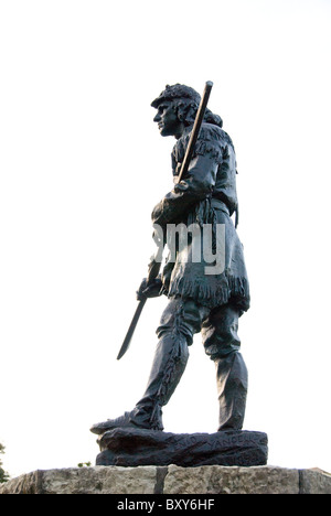Daniel Boone Statue; Cherokee Park; Louisville Kentucky USA Stock Photo ...