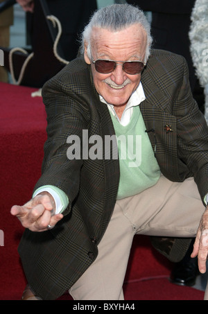 Stan Lee Honored with a Star on the Hollywood Walk of Fame In Los ...