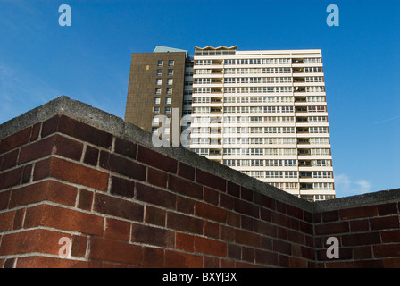 Concrete tower block in Stratford East London UK Stock Photo - Alamy
