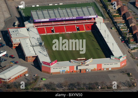 aerial view of Walsall FC football ground The Bescot Stadium Stock ...