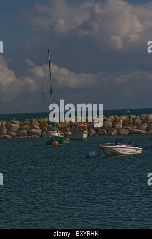 The sea wall at Rhos-on-Sea, North Wales Stock Photo - Alamy