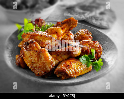 BBQ Chicken wings Stock Photo - Alamy