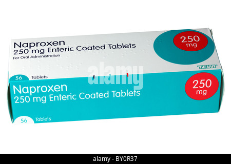 Packet of Naproxen tablets Stock Photo - Alamy