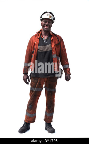 South Wales coal miner and safety manager Alan Ginn at Betws Colliery ...