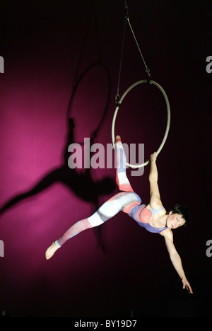An Aerialist for No Fit State Circus Stock Photo - Alamy