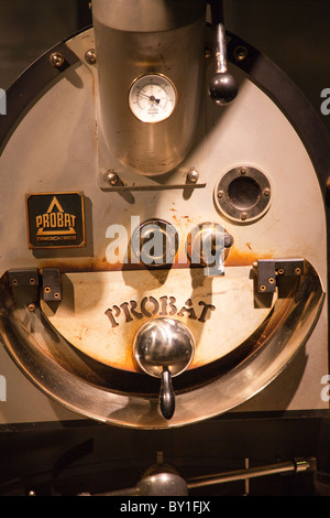 Probat coffee roasting machine Stock Photo - Alamy