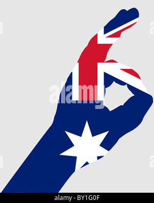 Australian hand signals Stock Photo - Alamy