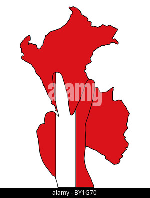 Peru hand signal Stock Photo - Alamy