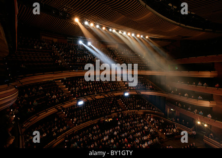 The auditorium of the Donald Gordon Theatre, Wales Millennium Centre ...