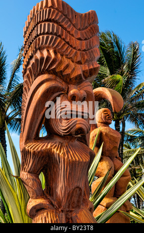 Entrance to the Polynesian Cultural Center. Oahu, Hawaii, USA, EEUU ...