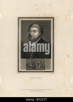 Self-portrait of Hans Holbein, 1498-1554, German Renaissance painter to ...