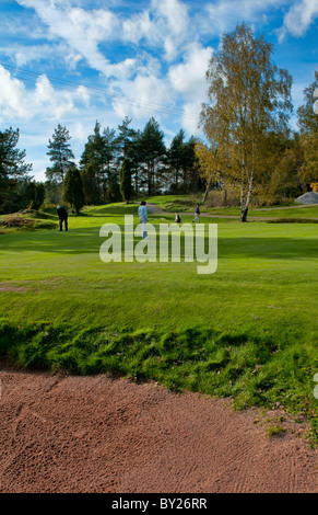 Great colorful golfing at Archipelagia Golf Club in Turko Finland Stock ...