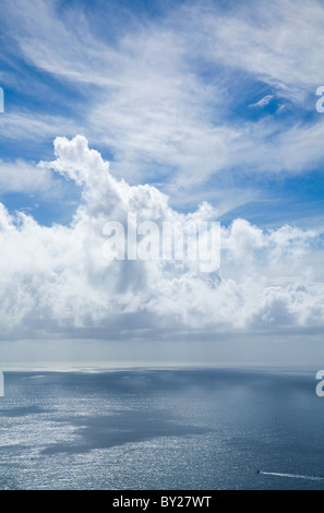 clouds cast their shadows on the ocean surface Stock Photo - Alamy